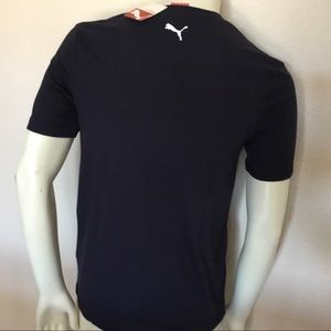 Puma | Shirts | Puma Usa Flag Tshirt Mens Big Cat Blue Small | Poshmark